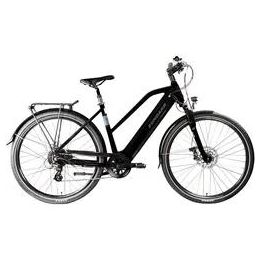 Z&uuml;ndapp E-Bike Z&Uuml;NDAPP "Z810" Gr. 50, schwarz (schwarz, grau, schwarz), Elektrofahrr&auml;der, 50cm, 28 Zoll (71,12cm), Pedelec, Elektrofahrrad f&uuml;r Damen