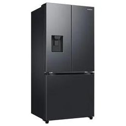 Samsung French Door, Energieeffizienz: E (A-G), silber (schwarz), B:81,7cm H:177,6cm T:71,5cm, K&uuml;hlschr&auml;nke, Wasserspender mit Wassertank, Auto Ice Maker per Festwasseranschluss