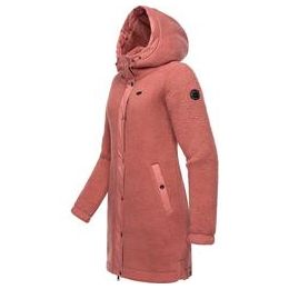 Outdoorjacke Ragwear "Cousy", Damen, Gr. L (40), rosa (altrosa), Obermaterial: 100% Polyester. Innenfutter: 100% Polyester, figurumspielend ca. Mitte Oberschenkel, hoch geschlossener Ausschnitt, &Auml;rmel ohne &Auml;rmelschlitz normaler Saum mit innenliegendem Gummizug, Jacken Outdoorjacke, flauschige &Uuml;bergangsjacke mit Teddyfell und Kapuze