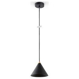Paco Home Pendelleuchte "ROLLINA", schwarz, &Oslash; 15,5cm H: 13cm, Leuchten, Pendelleuchte Esszimmer K&uuml;chenlampe Metall Industrial Design GU10, Pendelleuchte