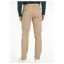 Chinohose Tommy Hilfiger "Chino Denton 1985 PIMA CO", Herren, Gr. 36, L&auml;nge 30, beige, Web, Obermaterial: 96% Baumwolle, 4% Elasthan, unifarben, straight fit lang, Hosen Chinohose, Straight Fit