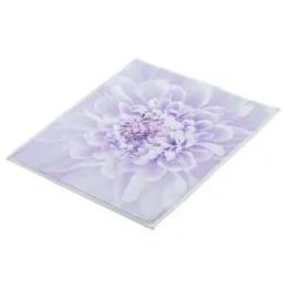 Badematte Kleine Wolke "Dahlia", lila (lavendel), H:5mm, Polyester, Badematten, Badematte, Badteppich, bedruckt, Bl&uuml;tenmotiv, Pastell Farben