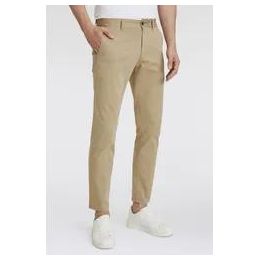 Chinohose BOSS ORANGE "slim", Herren, Gr. 31, L&auml;nge 32, braun (239_light, pastel_braun), Web, Obermaterial: 97% Baumwolle, 3% Elasthan, unifarben, slim fit kn&ouml;chellang, Hosen Chinohose, mit Ges&auml;&szlig;taschen