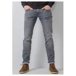 Regular-fit-Jeans PETROL INDUSTRIES "RUSSEL", Herren, Gr. 36, L&auml;nge 34, grau, Denim/Jeans, Obermaterial: 86% Baumwolle, 12% Polyester, 2% Elasthan, normal, Jeans, mit Fade-out Effekten