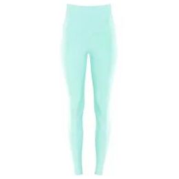 Leggings WINSHAPE "Functional Comfort HWL117C", Damen, Gr. M, Normalgr&ouml;&szlig;en, gr&uuml;n (delicate mint), 85% Polyester, 15% Elasthan, Hosen Leggings, mit V-Shape Applikation und Core-Bund