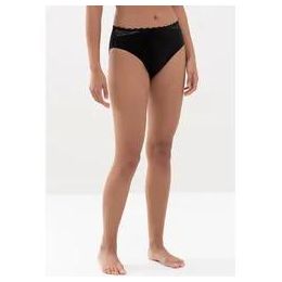 Panty Mey "Amorous", Damen, Gr. 36, schwarz, Spitze, Obermaterial: 87% Polyamid, 13% Elasthan, k&ouml;rpernah, Unterhosen Panty, Taillensitz, Spitze, kleine Zierschleife vorn