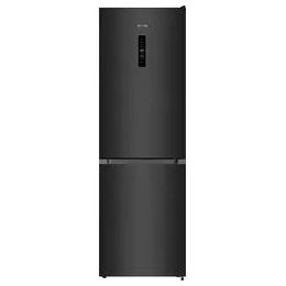 Gorenje K&uuml;hl-/Gefrierkombination "NRK 619 CA", Energieeffizienz: C (A-G), silber (schwarz), Rechtsanschlag, K&uuml;hlschr&auml;nke, No Frost Plus