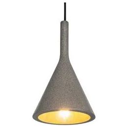 Paco Home Pendelleuchte "CLOUCH", grau (anthrazit), 1, &Oslash; 21,5cm, Leuchten, LED, E27, Lampe F&uuml;r Wohnzimmer Esszimmer K&uuml;che, H&ouml;henverstellbar, Pendelleuchte