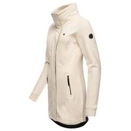 Sweatjacke Ragwear "Letrice", Damen, Gr. L (40), beige, Sweatware, Obermaterial: 65% Baumwolle, 35% Polyester. Futter: 65% Baumwolle, 35% Polyester, tailliert ca. Mitte Oberschenkel, hoch geschlossener Ausschnitt, &Auml;rmel ohne &Auml;rmelschlitz normaler Saum, Sweatjacken Sweatjacke, Sportliche Zip-Jacke mit hohem Kragen