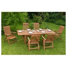 Garten-Essgruppe Merxx "Commodoro", beige (natur), Sitzm&ouml;bel-Sets