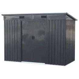 Ger&auml;tehaus Tepro "Mulit Shed L", grau (anthrazit), Stahlblech, Ger&auml;teh&auml;user, Metall