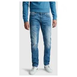 PME-Legend Regular-fit-Jeans PME LEGEND "Nightflight PTR120", Herren, Gr. 34, L&auml;nge 36, blau (mid blau), Denim/Jeans, Obermaterial: 93% Baumwolle, 6% Polyester, 1% Elasthan, regular fit lang, Jeans, in verschiedenen Waschungen - Regular Fit, Topseller