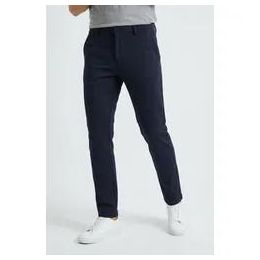 Chinos Blend "BHLangford pants", Herren, Gr. 34, L&auml;nge 32, blau, Web, Obermaterial: 64% Viskose, 31% Polyester, 5% Elasthan, unifarben, regular fit normal, Hosen