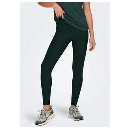 Trainingstights Only Play "ONPJANA HW TRAIN TIGHTS - NOOS", Damen, Gr. M (38), N-Gr, gr&uuml;n (scarab), Jersey, Obermaterial: 75% Nylon, 25% Elasthan, unifarben, skinny fit kn&ouml;chellang, Hosen, mit praktischer Handytasche