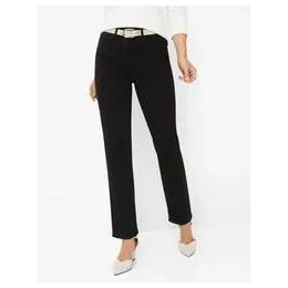 5-Pocket-Jeans RAPHAELA BY Brax "Style PATTI STRAIGHT", Damen, Gr. 40K (20), Kurzgr&ouml;&szlig;en, schwarz, Denim/Jeans, 80% Baumwolle, 11% Lyocell, 8% Elastomultiester, 1% Elasthan, Jeans 5-Pocket-Jeans