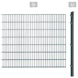 Doppelstabmattenzaun Arvotec "EXCLUSIVE 143 zum Einbetonieren", grau (anthrazit), H:143cm, Kunststoff, Stahl, Zaunelemente, Zaunh&ouml;he 143 cm, Zaunl&auml;nge 2 - 60 m