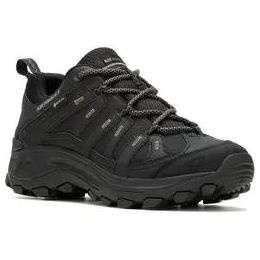 Wanderschuh Merrell "CLAYPOOL 2 SPORT GORE-TEX", Herren, Gr. 46,5, schwarz, Synthetik, Schuhe Wanderschuh, wasserdicht dank Gore-Tex Membrane