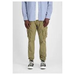Cargohose Alpha Industries "Spy Pant", Damen, Gr. 29, Normalgr&ouml;&szlig;en, gr&uuml;n (olive), Obermaterial: 98% Baumwolle, 2% Elastan; Futter: 100% Baumwolle, Hosen Cargohose