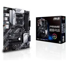 ASUS Mainboard "PRIME B550-PLUS", silber (schwarz, silber), B:27cm H:5,2cm T:33cm, Mainboards