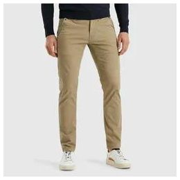 PME-Legend Chinohose PME LEGEND "TWIN WASP CHINO LEFT HAND STRETCH TWILL", Damen, Gr. 40, L&auml;nge 32, braun, Canvas, Obermaterial: 98% Baumwolle, 2% Elasthan, unifarben, regular fit kn&ouml;chellang, Hosen Chinohose, mit Taschen