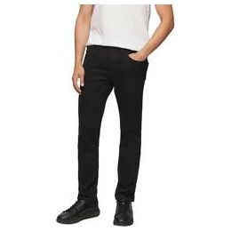 Slim-fit-Jeans s.Oliver, Herren, Gr. 31, L&auml;nge 34, schwarz, Denim/Jeans, Obermaterial: 98% Baumwolle, 2% Elasthan, unifarben, slim fit kn&ouml;chellang, Jeans Slim-fit-Jeans, im Five-Pocket Style