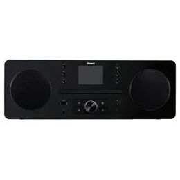 Hama Digitalradio (DAB+) "Digitalradio (Internetradio, Radiowecker, CD-Player, Bluetooth, App)", schwarz, B:35cm H:22cm T:12,5cm, Radios