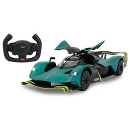 RC-Auto Jamara "Aston Martin Valkyrie AMR Pro, dunkelgr&uuml;n, 2,4GHz, T&uuml;r manuell", gr&uuml;n (dunkelgr&uuml;n), Fernlenkfahrzeuge, KinderB:14,7cm H:7,9cm, mit LED Beleuchtung, B:14,7cm H:7,9cm