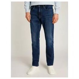 Straight-Jeans Tommy Hilfiger "CORE DENTON", Herren, Gr. 38, L&auml;nge 36, blau (dunkelblau), Denim/Jeans, Obermaterial: 94% Baumwolle, 4% Elastomultiester, 2% Elasthan, straight fit, Jeans Straight-Jeans