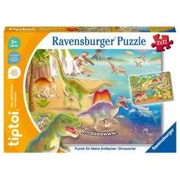 Puzzle Ravensburger "tiptoi Puzzle f&uuml;r kleine Entdecker: Dinosaurier", bunt, Puzzles, Kinder, Pappe, Made in Europe