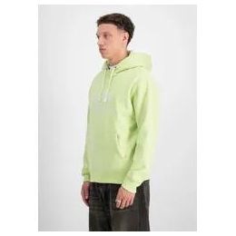 Hoodie Alpha Industries "Basic Hoodie BL", Herren, Gr. S, gr&uuml;n (arctic lime), Obermaterial: 80% Baumwolle, 20% Polyester, regular fit, Sweatshirts Hoodie