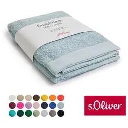 Duschtuch s.Oliver "s.Oliver, Premium Qualit&auml;t, 600 gr/m2, auch als Sets erh&auml;ltlich", blau (hellblau), B:70cm L:140cm, Walkfrottier, Baumwolle, Handt&uuml;cher, gro&szlig;e Farbauswahl, auch als Handtuch, Waschhandschuh, G&auml;stetuch