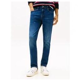 Tommy Hilfiger Slim-fit-Jeans TOMMY JEANS "Scanton Slim", Herren, Gr. 36, L&auml;nge 30, blau (schwarz denim3), Denim/Jeans, Obermaterial: 92% Baumwolle, 6% Polyester, 2% Elasthan, slim fit, Jeans Slim-fit-Jeans, mit mittlerer Leibh&ouml;he, 5-Pocket-Design