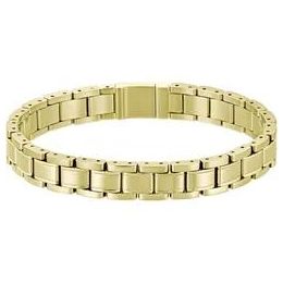 Armband BOSS "METAL LINK ESSENTIAL", gold (gelbgoldfarben), Armb&auml;nder, Herren, 19cm, Edelstahl, Armband