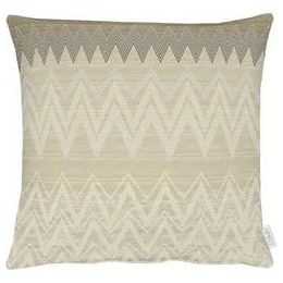 Dekokissen Apelt "Ipanema" Gr. 1, beige (beige, natur), B:49cm H:0,5cm L:49cm, Obermaterial: 70% Polyester, 20% Baumwolle, 10% Polyacryl, Dekokissen_Sitzkissen_Kissenh&uuml;llen