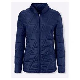 Steppjacke Classic Basics, Damen, Gr. 42, blau (marine), 100% Polyester, Futter:100% Polyester, Wattierung:100% Polyester, unifarben, Jacken Steppjacke
