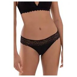 Minislip Mey "SERIE AMOROUS", Damen, Gr. 46, schwarz, Spitze, Obermaterial: 87% Polyamid, 13% Elasthan, k&ouml;rpernah, Unterhosen, Spitze durchgehend am Bund