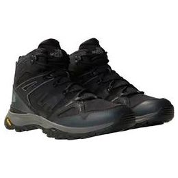 Wanderschuh The North Face "M HEDGEHOG MID GORE-TEX", Damen, Gr. 45, schwarz (tnf schwarz, asphalt grau), Synthetik, Schuhe Wanderschuh, wasserdicht GORE-TEX und Vibram Sohle