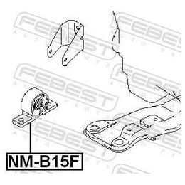 FEBEST Lagerung, Motor nmb15f vorne f&uuml;r SAMSUNG NISSAN