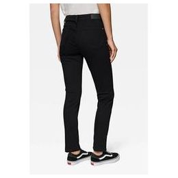 Skinny-fit-Jeans Mavi "// Label-Detail Modell "Sophie", Damen, Gr. 29, L&auml;nge 30, schwarz (smoke super shape), 66% Baumwolle, 16% Polyester, 16% Modal, 2% Elasthan, skinny fit lang, Jeans, Slim Skinny Jeans