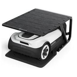 M&auml;hroboter-Garage Ecovacs "R136-11", schwarz, B:54,2cm H:42,8cm T:80,2cm, Stahl, M&auml;hroboterstationen