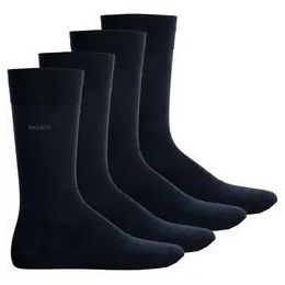 Kurzsocken BOSS "Socken 2P RS Uni CC 10260369 01 4er Pack", Herren, Gr. 43-46, blau (marine), Obermaterial: 82% Baumwolle CO. 16% Polyamid PA. 2% Elasthan EL., Socken