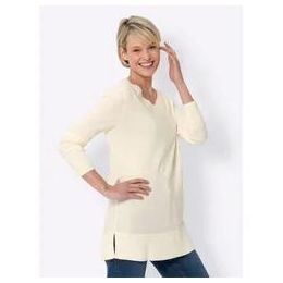 Longpullover Classic Basics "Longpullover", Damen, Gr. 54, beige (champagner), 100% Polyacryl, unifarben, Pullover Longpullover