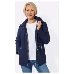 Steppjacke Casual Looks, Damen, Gr. 44, blau (marine), 100% Polyester, Kapuzenfutter:100% Polyester, Paspelierung:100% Polyester, Wattierung:100% Polyester, unifarben, Jacken Steppjacke