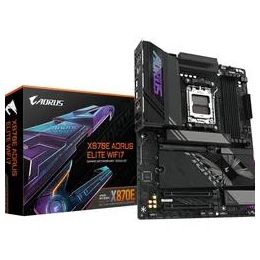 Gigabyte Mainboard "X870E AORUS ELITE WIFI7 Mainboard - Unterst&uuml;tzt AMD Ryzen 9000 CPUs, 1", schwarz, B:8,5cm H:27,1cm T:33,5cm, Mainboards