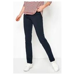 R&ouml;hrenhose Toni "TO BE LOVED", Damen, Gr. 18, K-Gr, blau (dunkelblau), Denim/Jeans, Obermaterial: 68% Baumwolle, 29% Polyester, 3% Elasthan, unifarben, Basic, slim fit kn&ouml;chellang, Hosen, mit kleinen Schmucksteinchen auf der Tasche