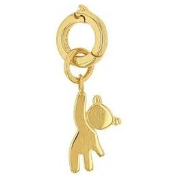 Charm-Einh&auml;nger Amor "Teddyb&auml;r", gold (gelbgoldfarben), Charms, Damen, Silber 925 (Sterlingsilber)