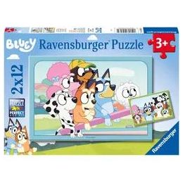 Puzzle Ravensburger "Spa&szlig; mit Bluey", bunt, Puzzles, KinderB:18cm H:26cm, Pappe, Made in Europe, B:18cm H:26cm