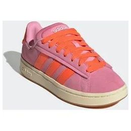 Sneaker Adidas SPORTSWEAR "GRAND COURT ALPHA", Damen, Gr. 38, orange (bliss pink, semi impact orange, gum10), Leder, Textil, Schuhe Sneaker, inspiriert vom Design des Adidas campus 00