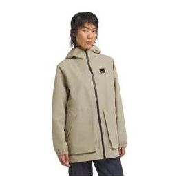 Funktionsparka Jack Wolfskin "TERRAVIEW 2L PARKA W", Damen, Gr. S (36), grau (stone), Obermaterial: 100% POLYESTER. Futter: 100% POLYESTER, Jacken