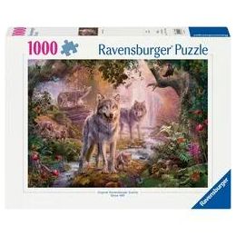 Puzzle Ravensburger "Wolfsfamilie im Sommer", bunt, Puzzles, KinderB:70cm H:50cm, Pappe, Made in Germany, B:70cm H:50cm